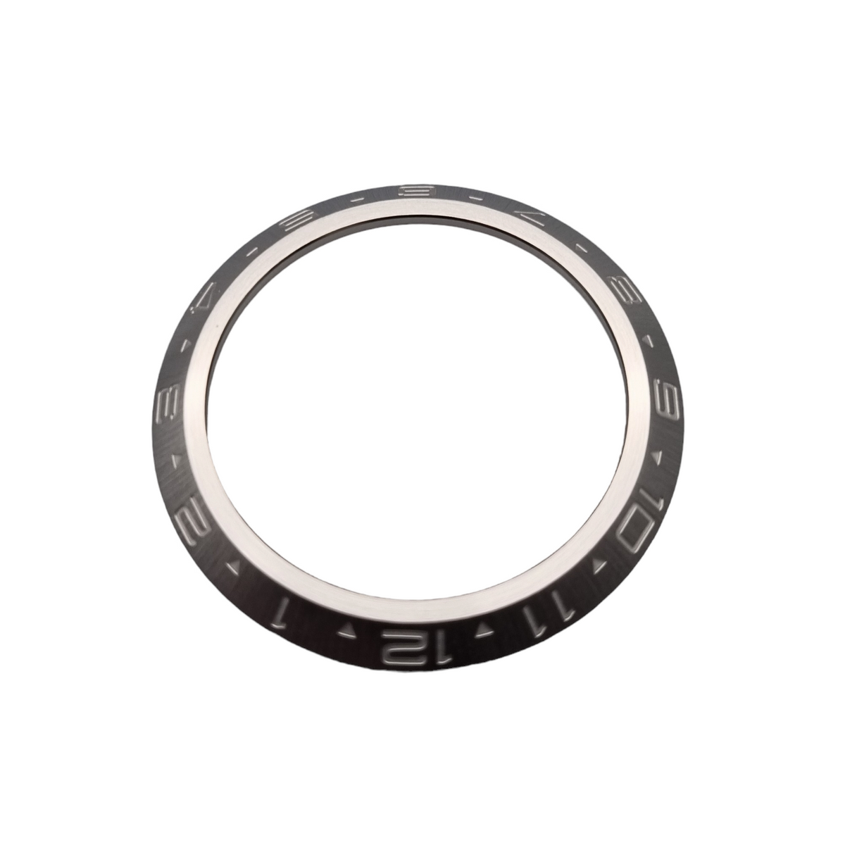 BEZ051 Pilot Bezel - Dual-Time with Clear Etched Accents – Mod Mode Watches
