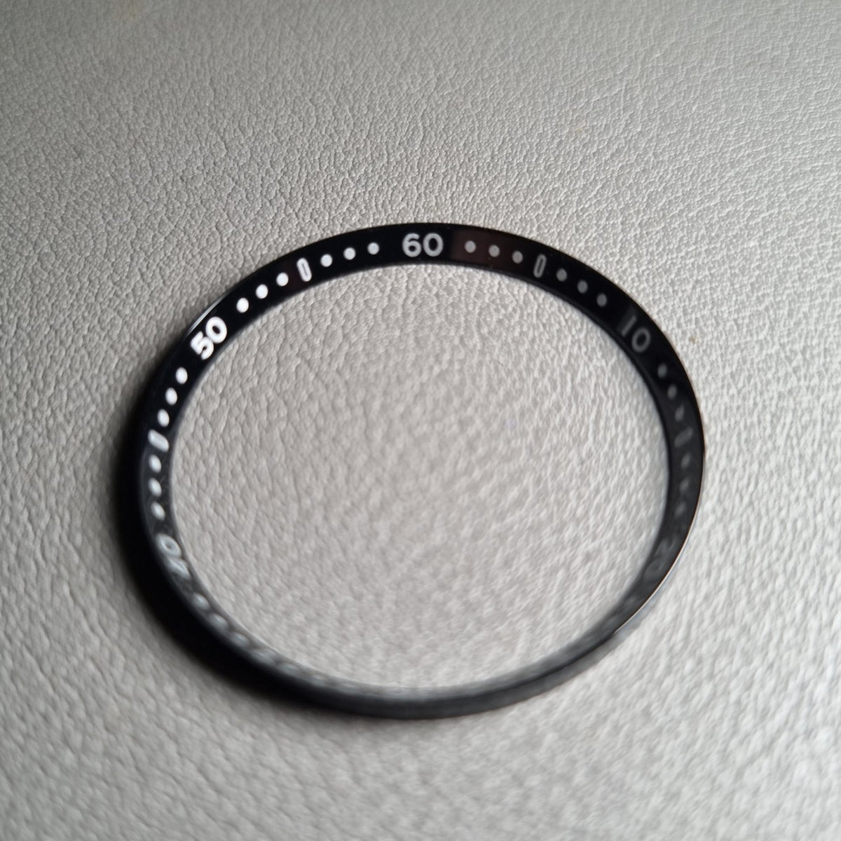 CHR046 Polished Black Spectre Chapter Ring for SKX007 / SKX009 / SRPD ...
