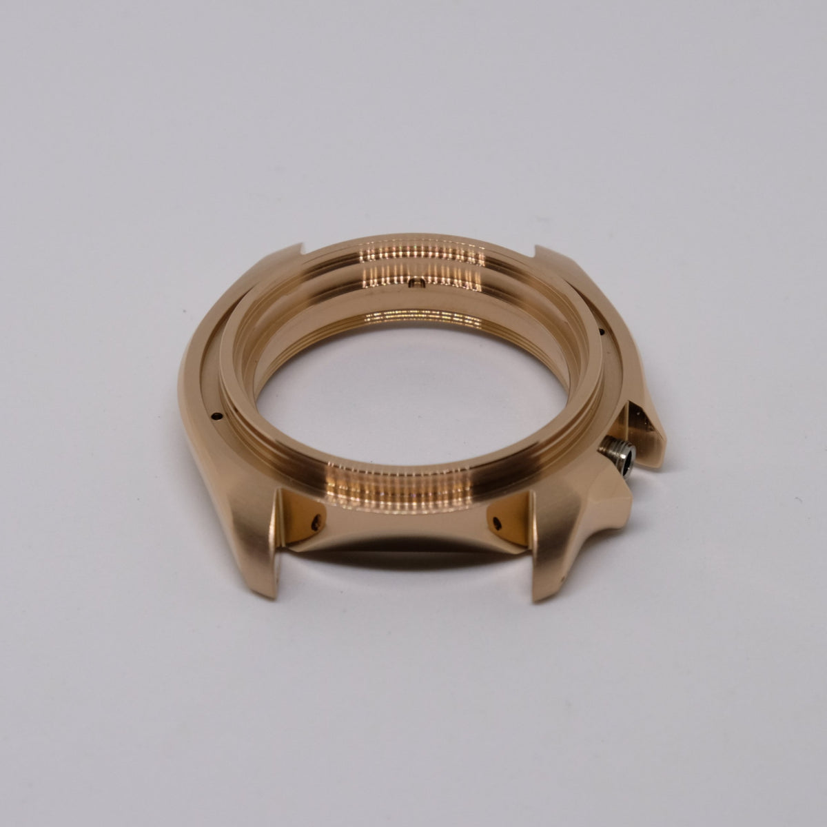 CAS001 Rose Gold SKX Style Polished Case with Case Back – Mod Mode Watches