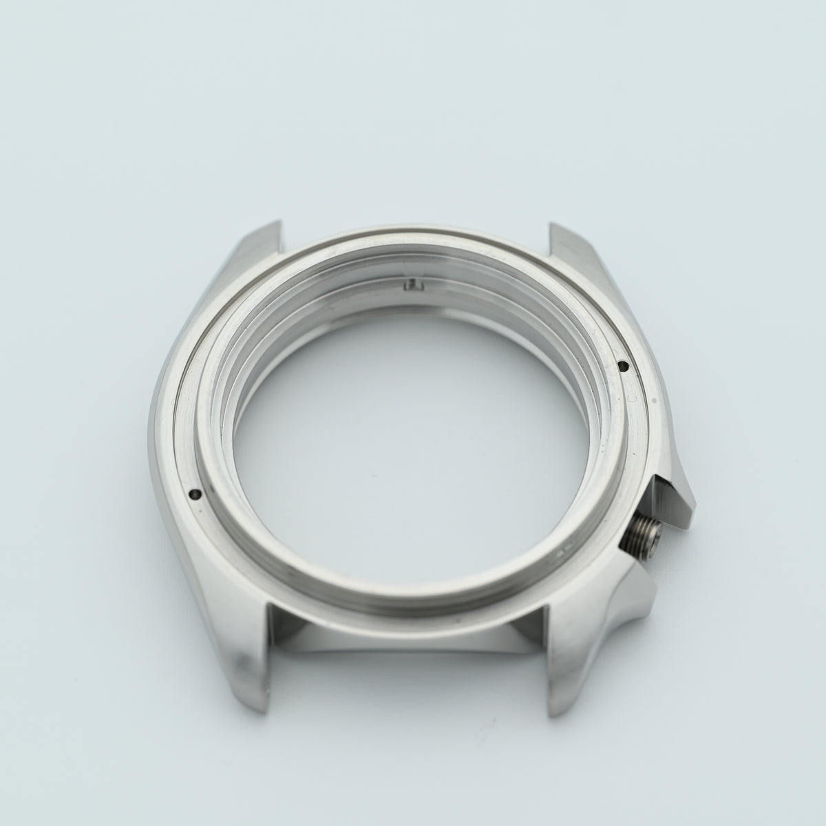 CAS001 Silver SKX Style Polished Case with Case Back – Mod Mode Watches